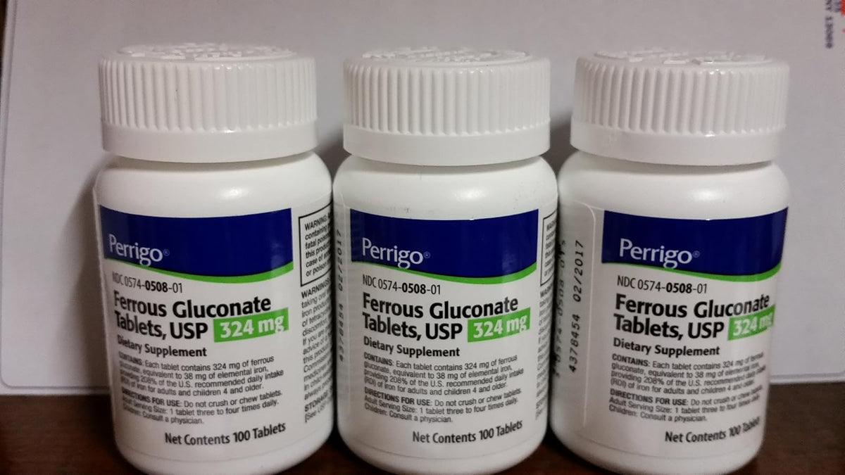 ferrous gluconate iron supplement for women