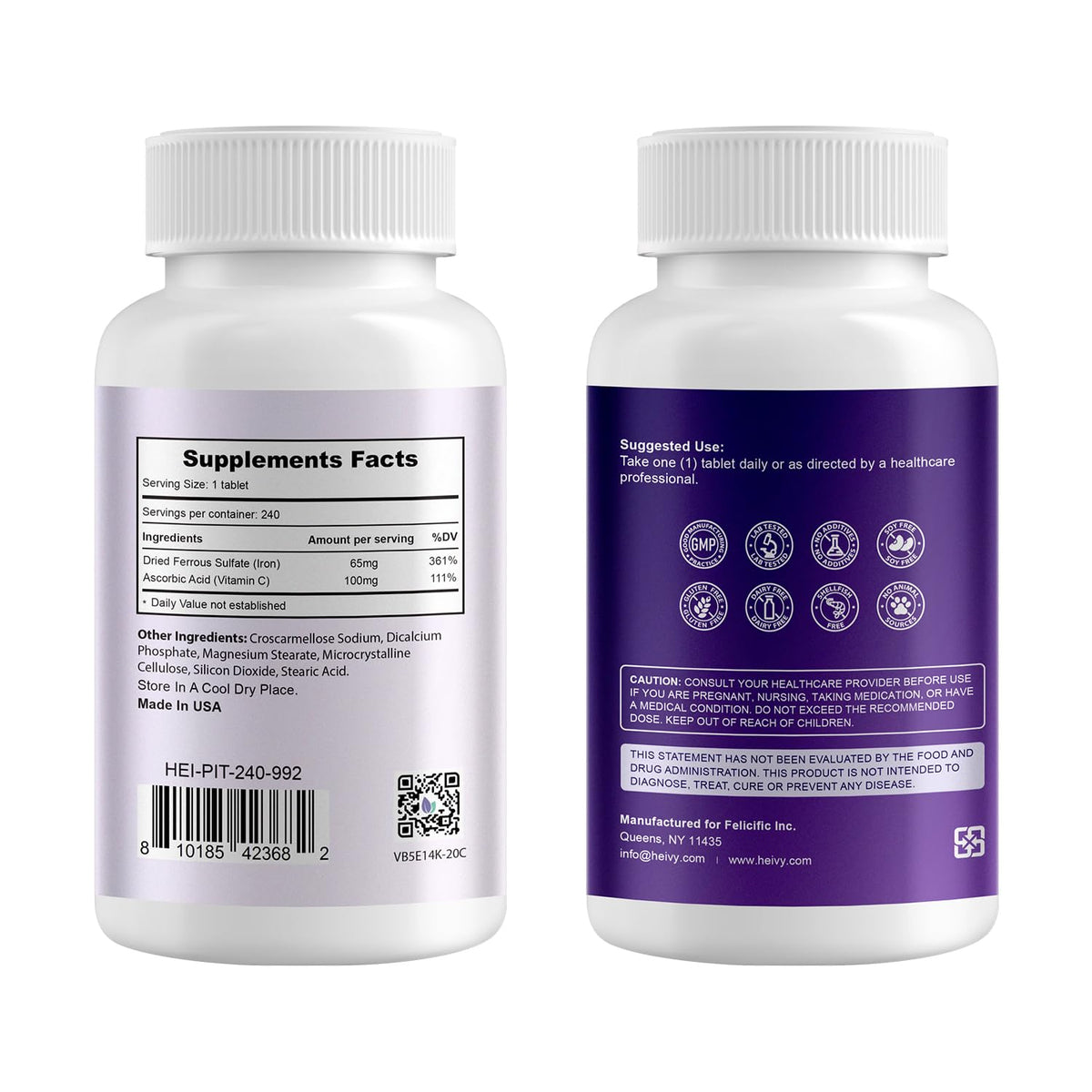 ferrous sulfate 325 mg for energy