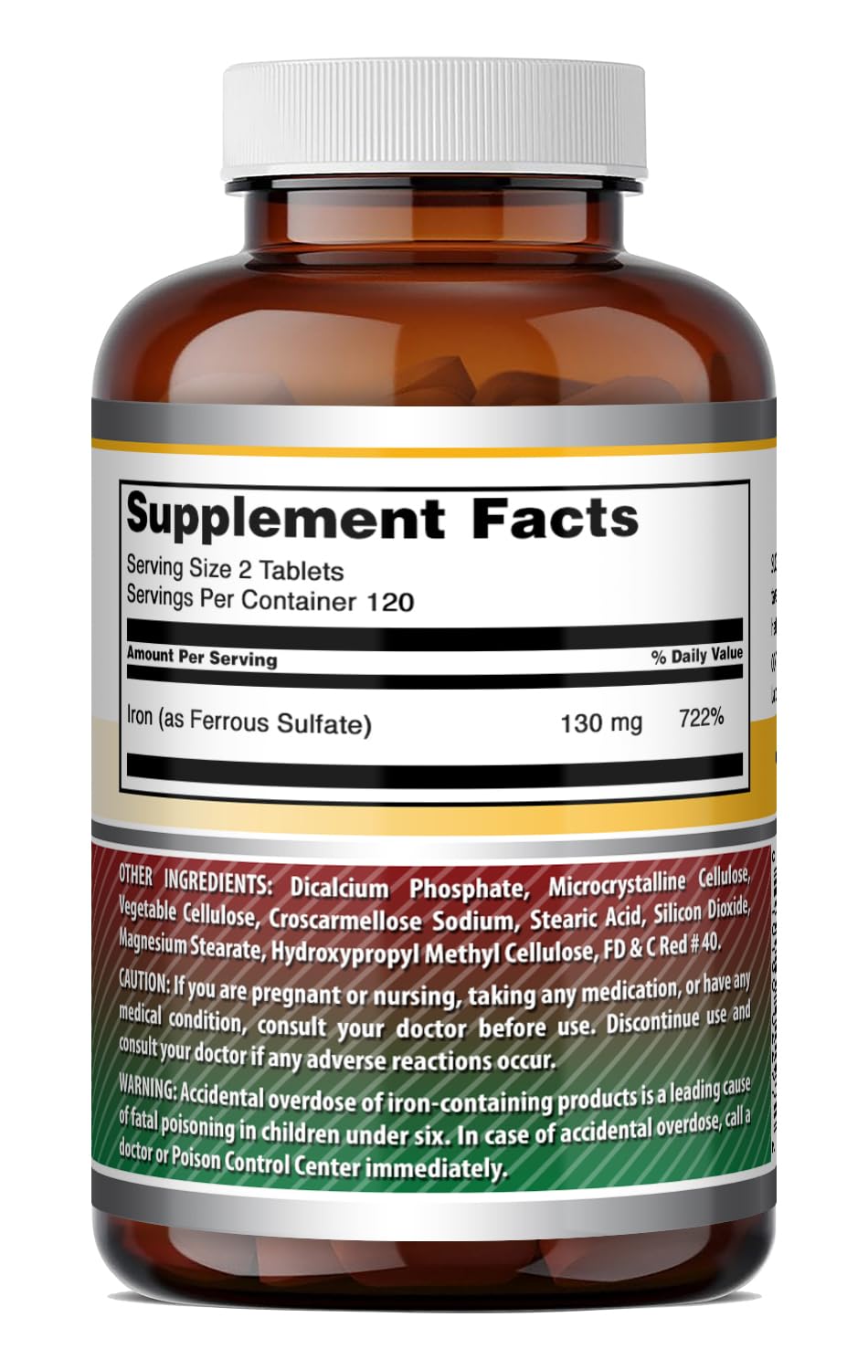 Ferrous sulfate for better iron absorption