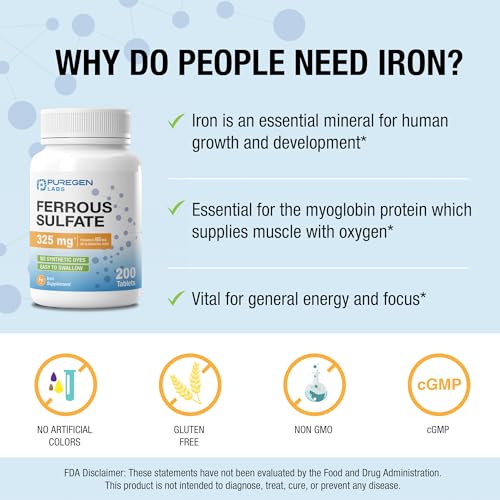 ferrous sulfate for healthy blood
