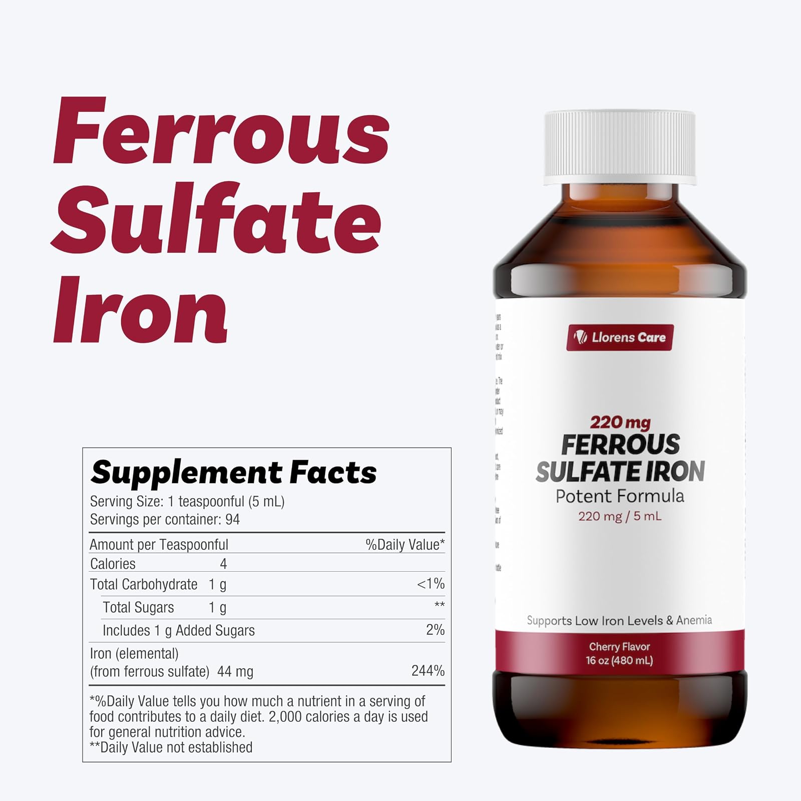 ferrous sulfate iron complex benefits