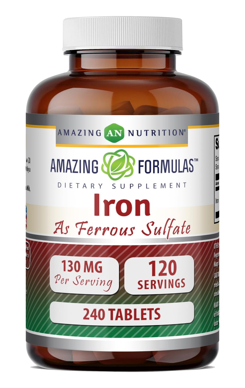 ferrous sulfate iron supplement tablets