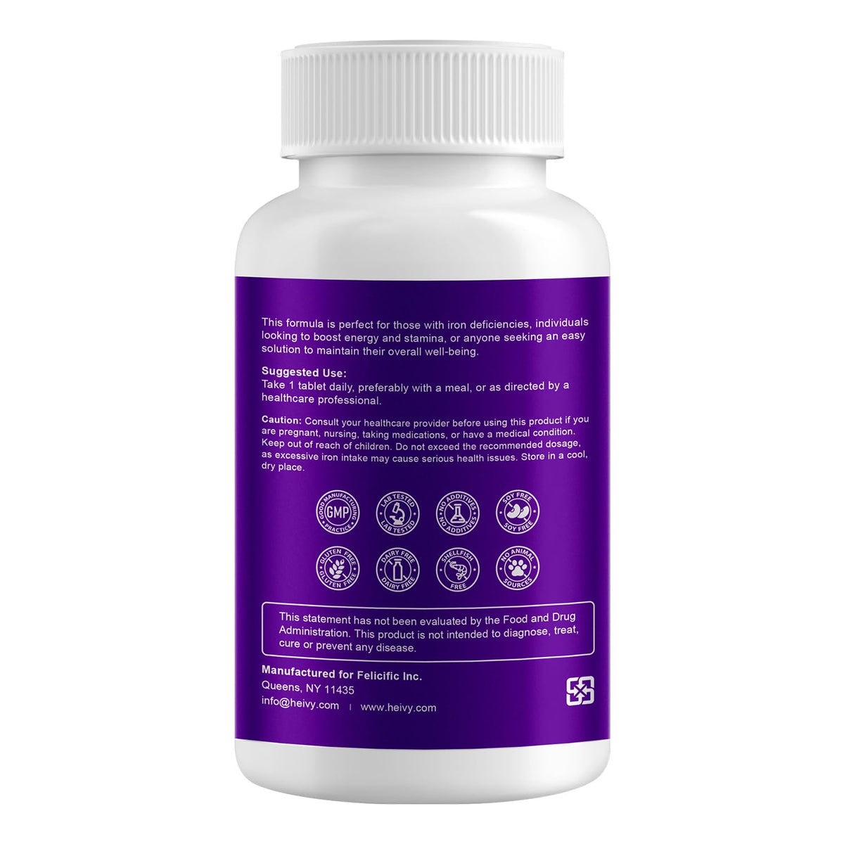 Ferrous sulfate with vitamin C