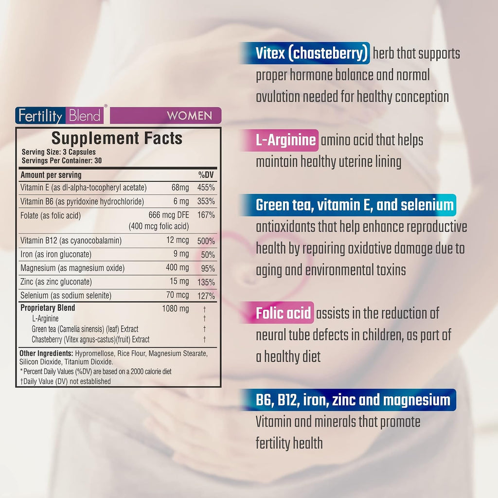 Fertility Blend veggie capsules