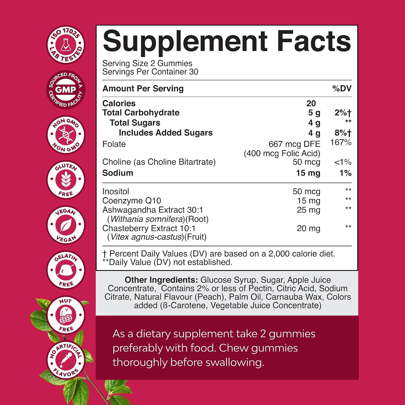 Fertility support in tasty gummy form