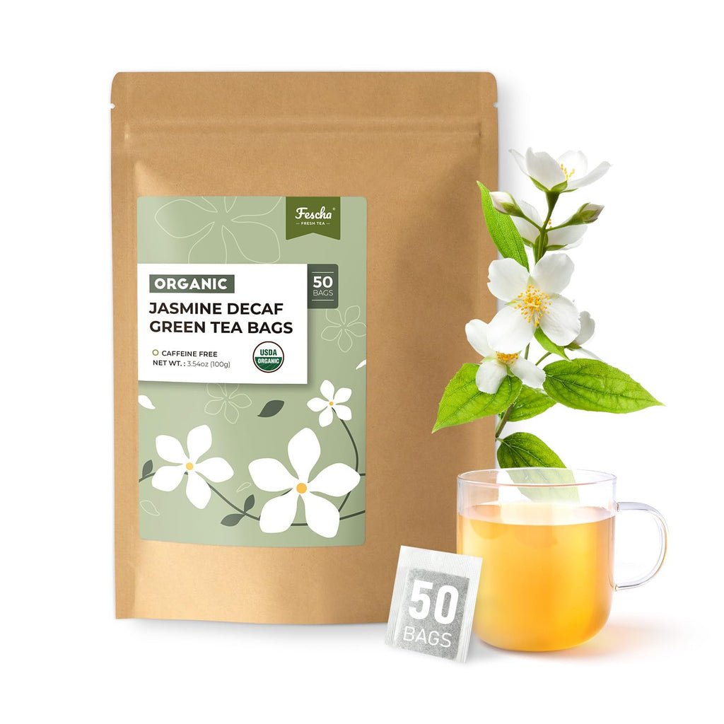 Fescha organic green tea bags