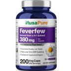 Feverfew 380 mg veggie capsules
