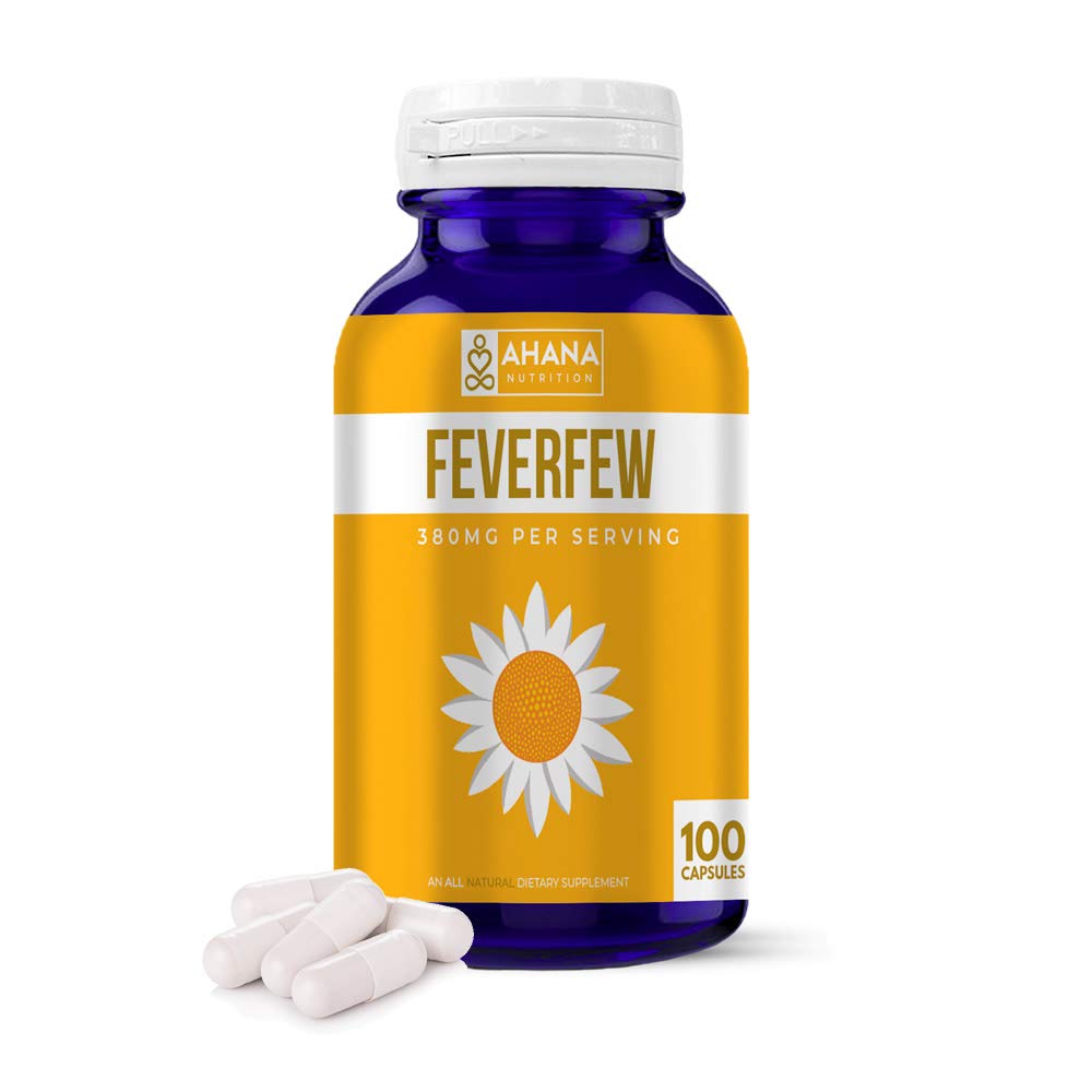 Feverfew capsules for brain health