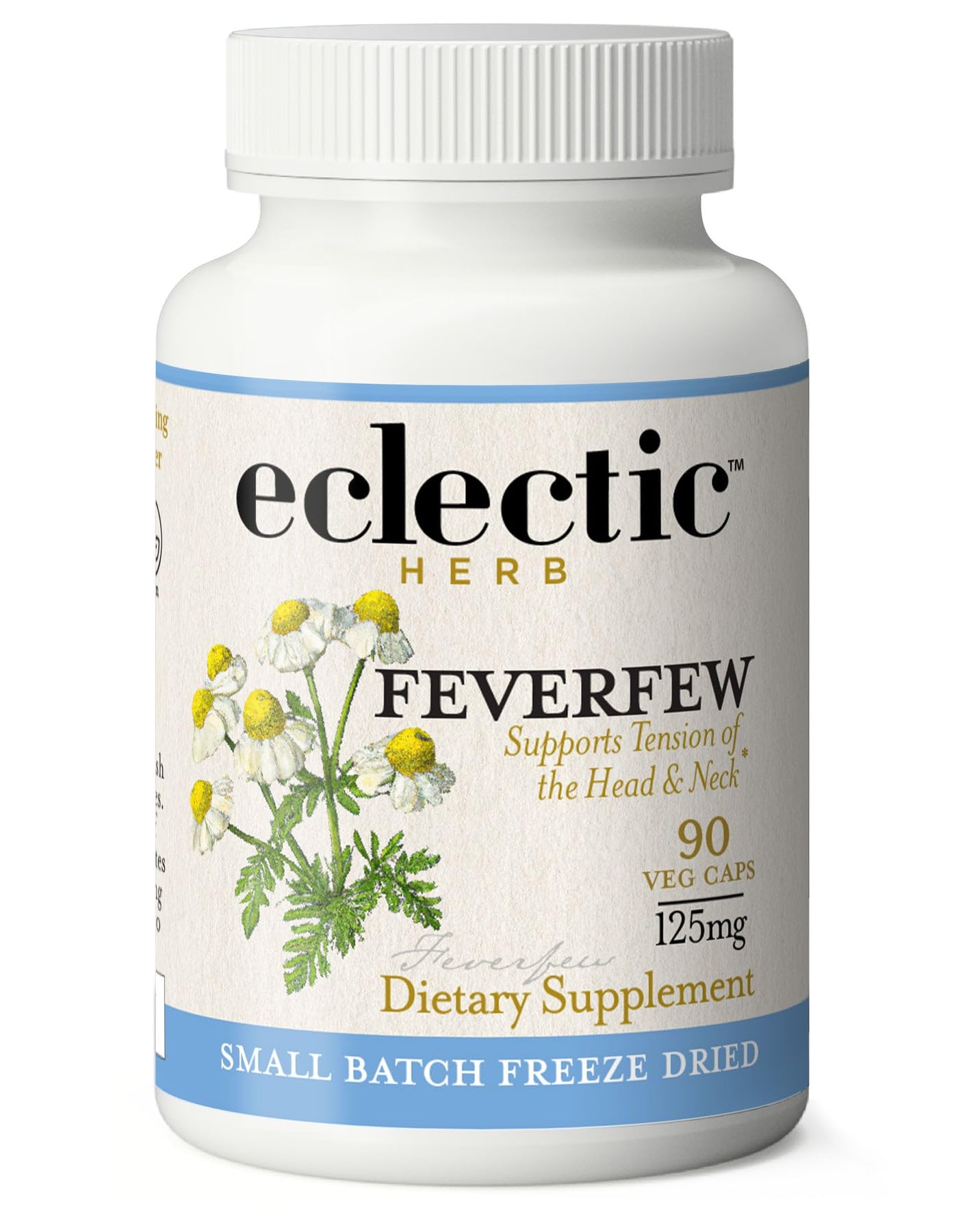 Feverfew capsules for tension relief