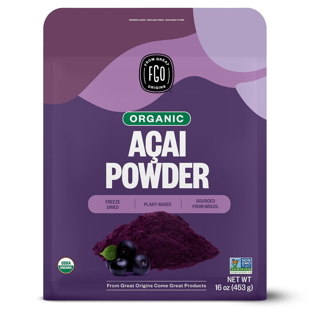 FGO organic acai powder benefits