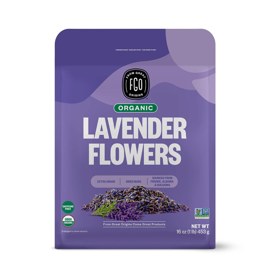 FGO organic dried lavender flowers