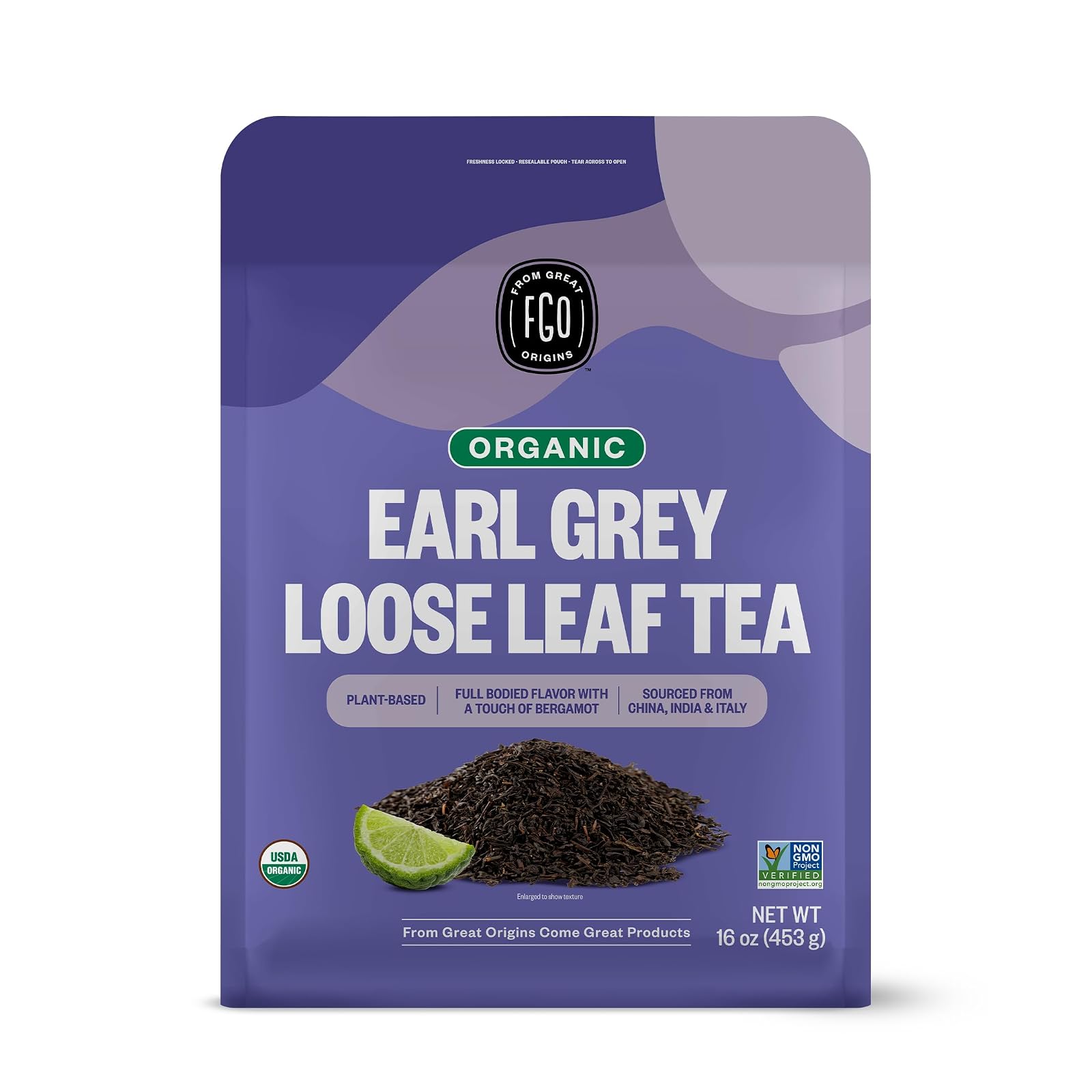 FGO organic Earl Grey black tea