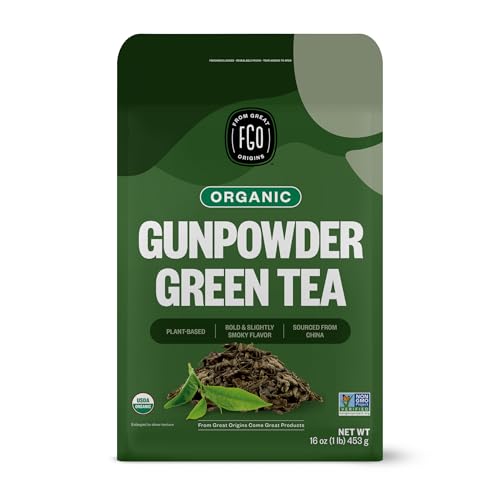 FGO organic gunpowder green tea