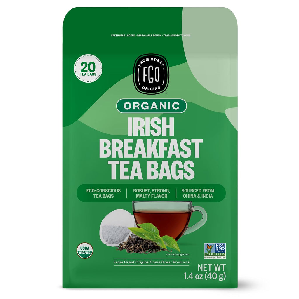 FGO organic Irish breakfast tea bags