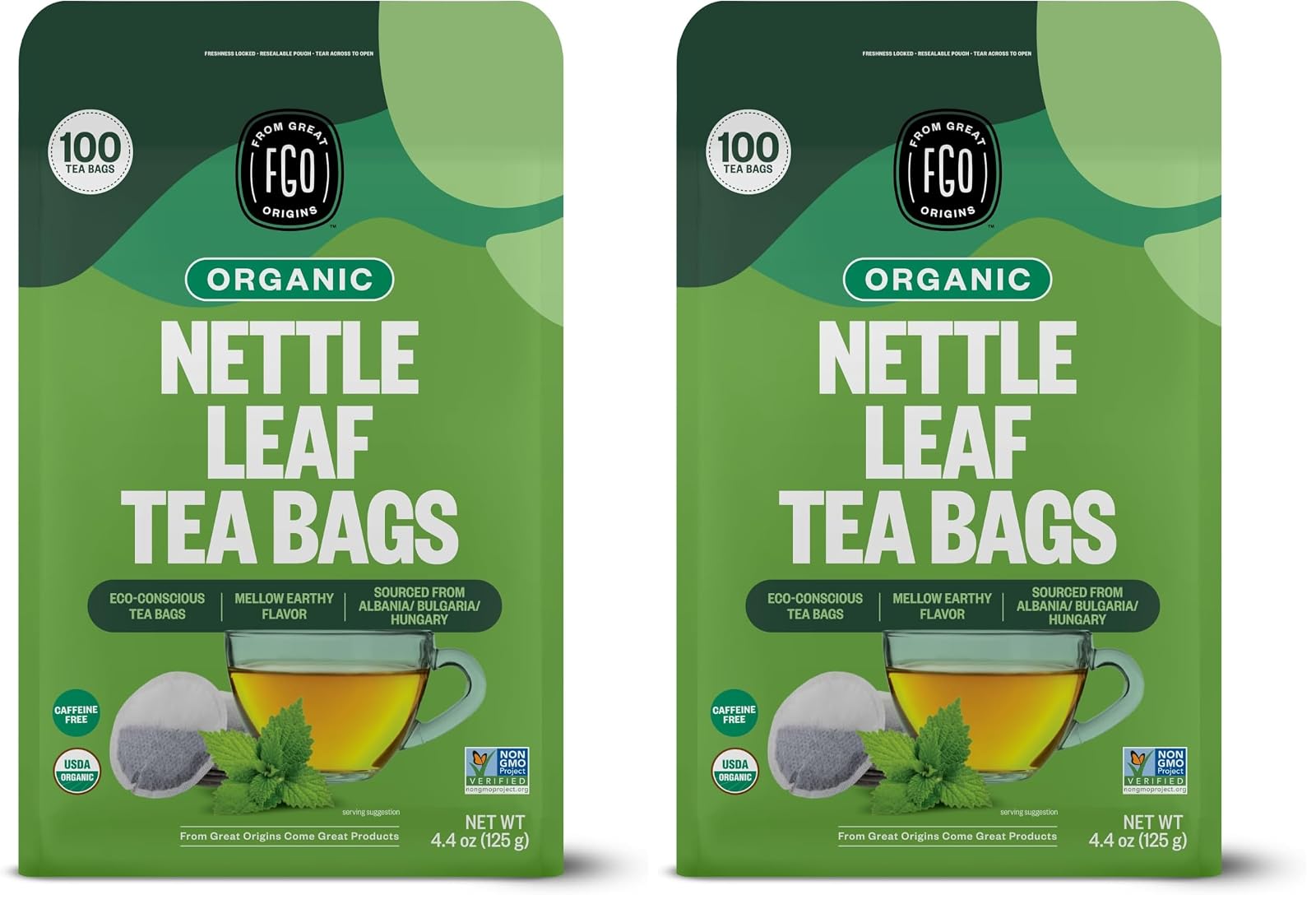 FGO organic nettle leaf tea bags