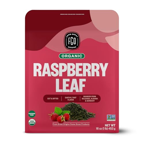 FGO organic red raspberry herbal tea