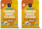 FGO organic turmeric ginger tea bags
