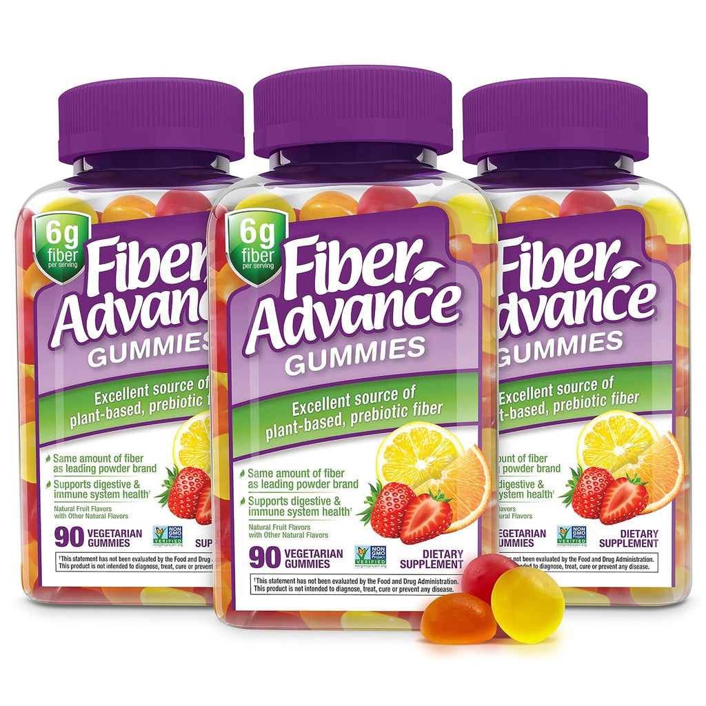 Fiber Advance chicory root gummies