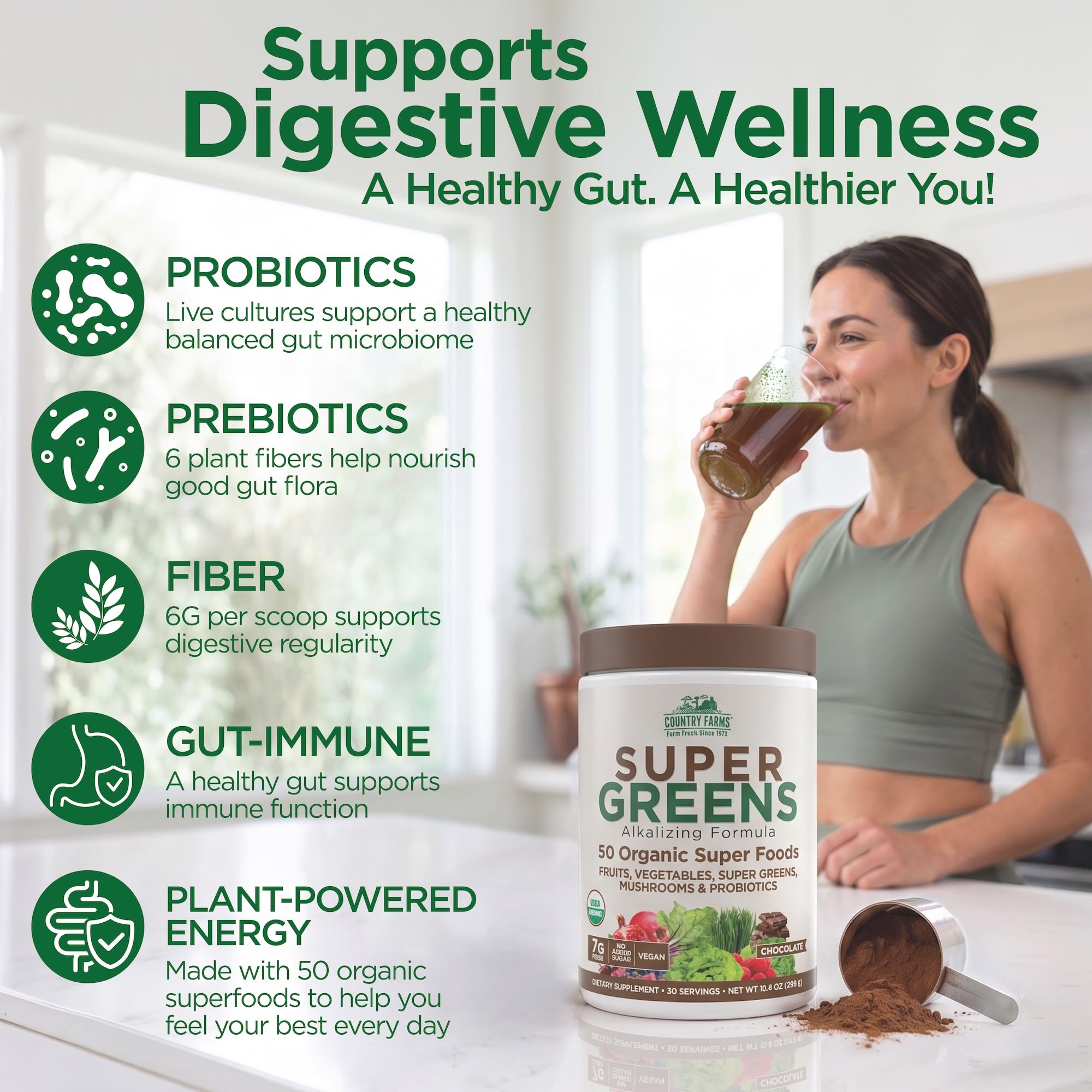 fiber and probiotics for wellness