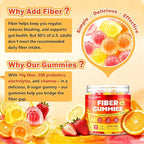 Fiber gummies for improved digestive health