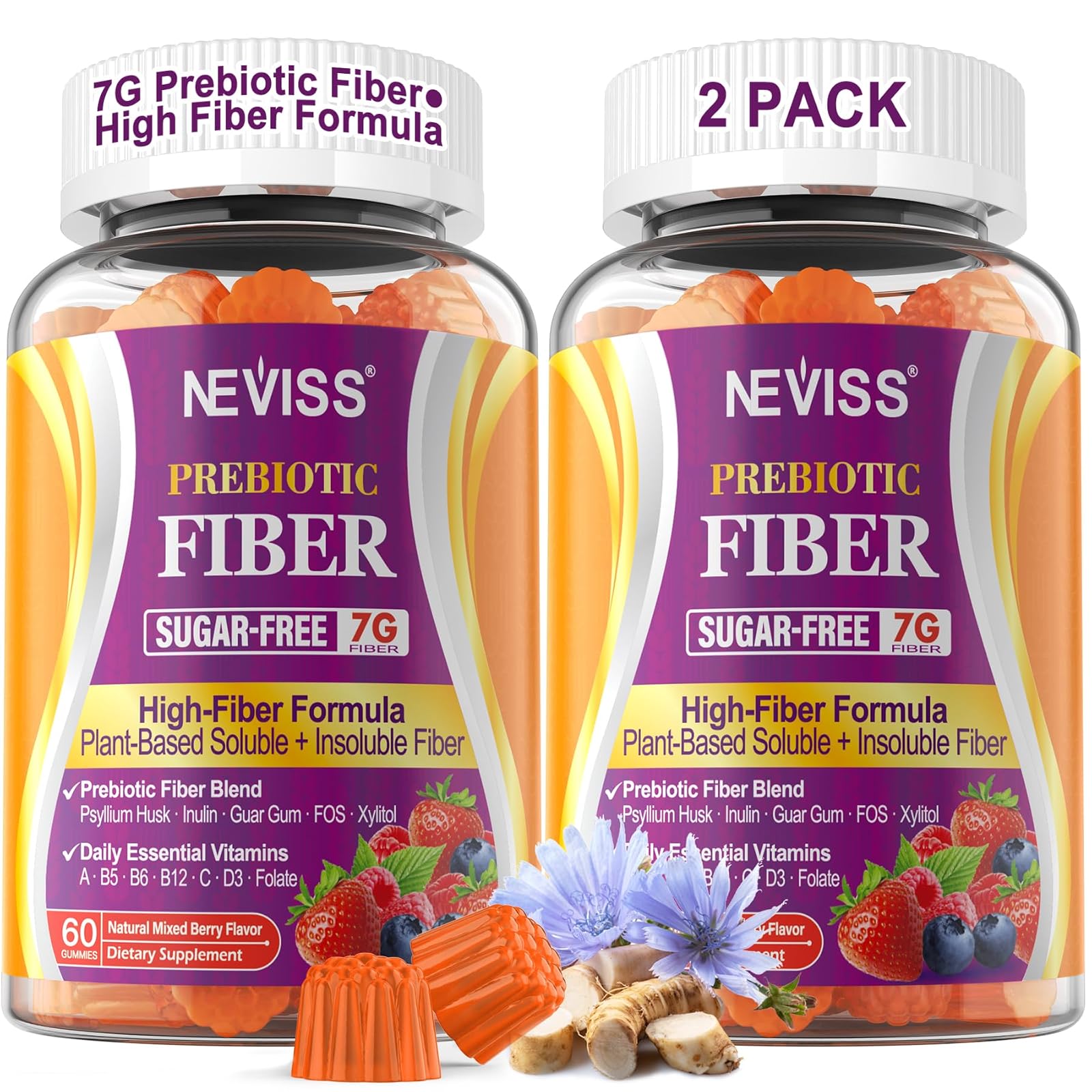 fiber gummies psyllium husk supplement
