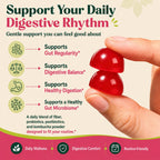 Fiber gummies with digestive enzymes