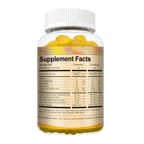 fiber gummies with psyllium husk