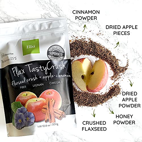 fiber-packed organic flaxseed treat