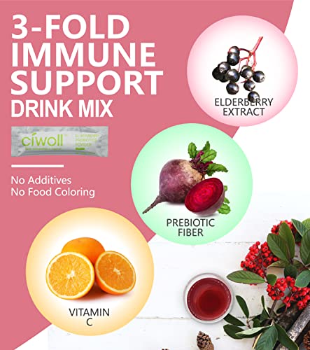 fiber powder with elderberry extract