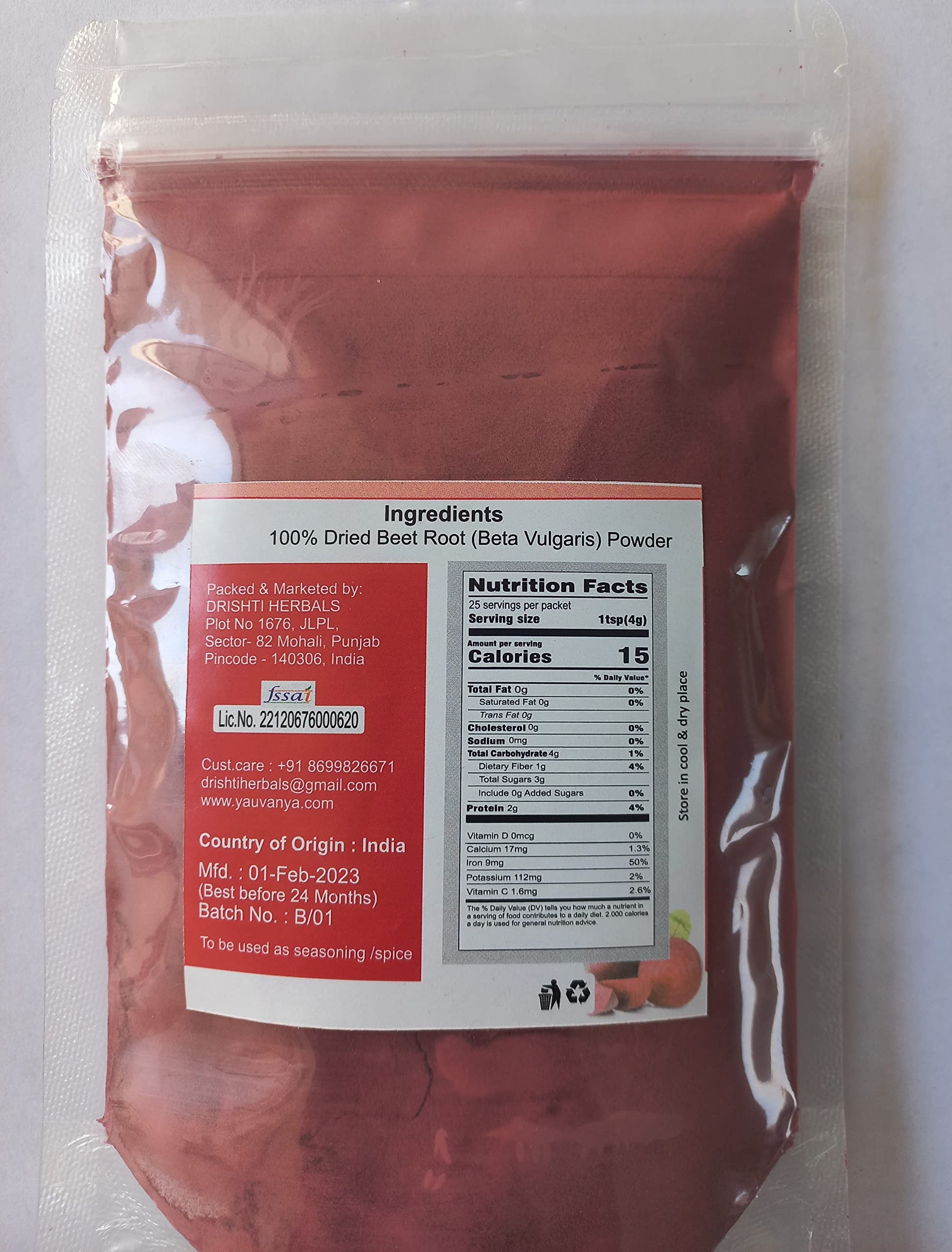 fiber-rich beetroot powder for shakes