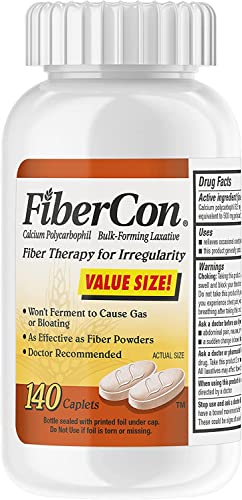 FiberCon caplets for digestive health