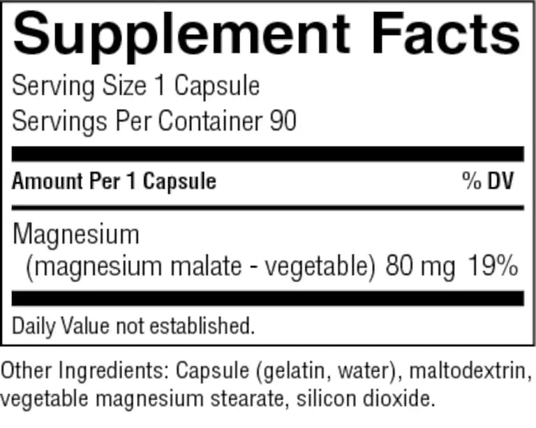 Fibralgia magnesium glycinate capsules