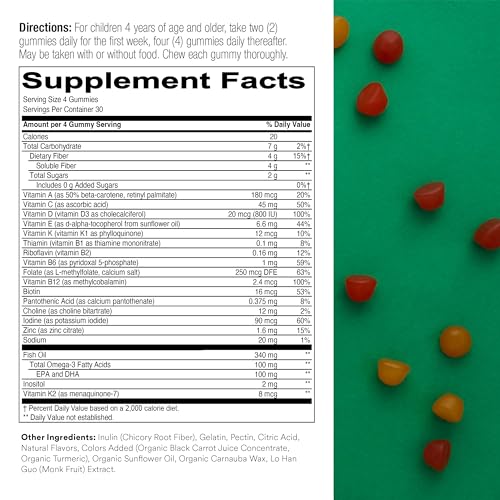 fibre-rich gummies for children