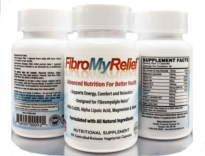 FibroMyRelief CoQ10 100 mg capsules