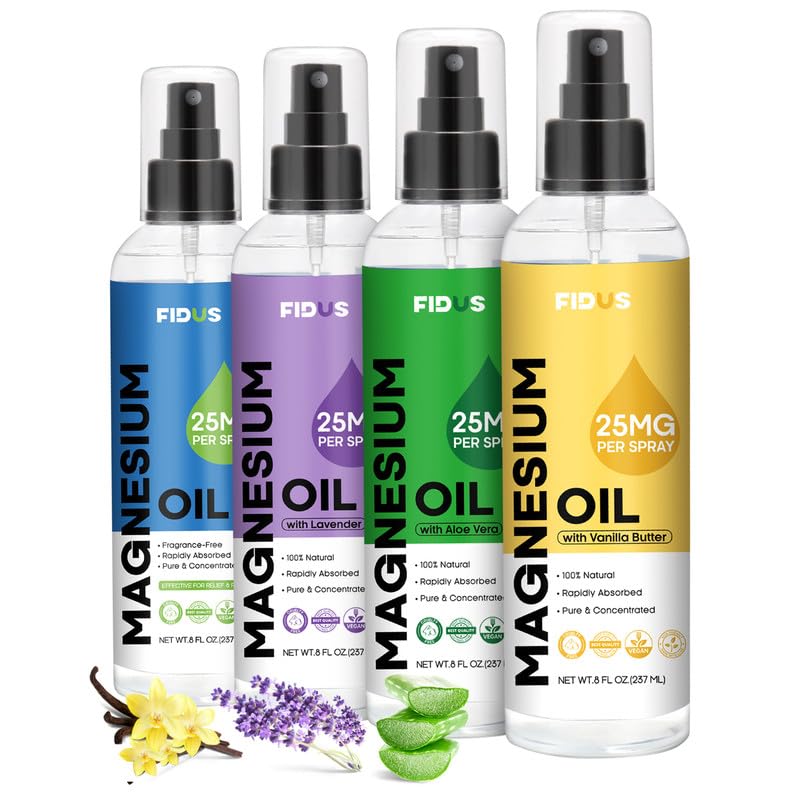 Fidus magnesium oil spray relief
