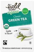 Field Day organic green tea bags