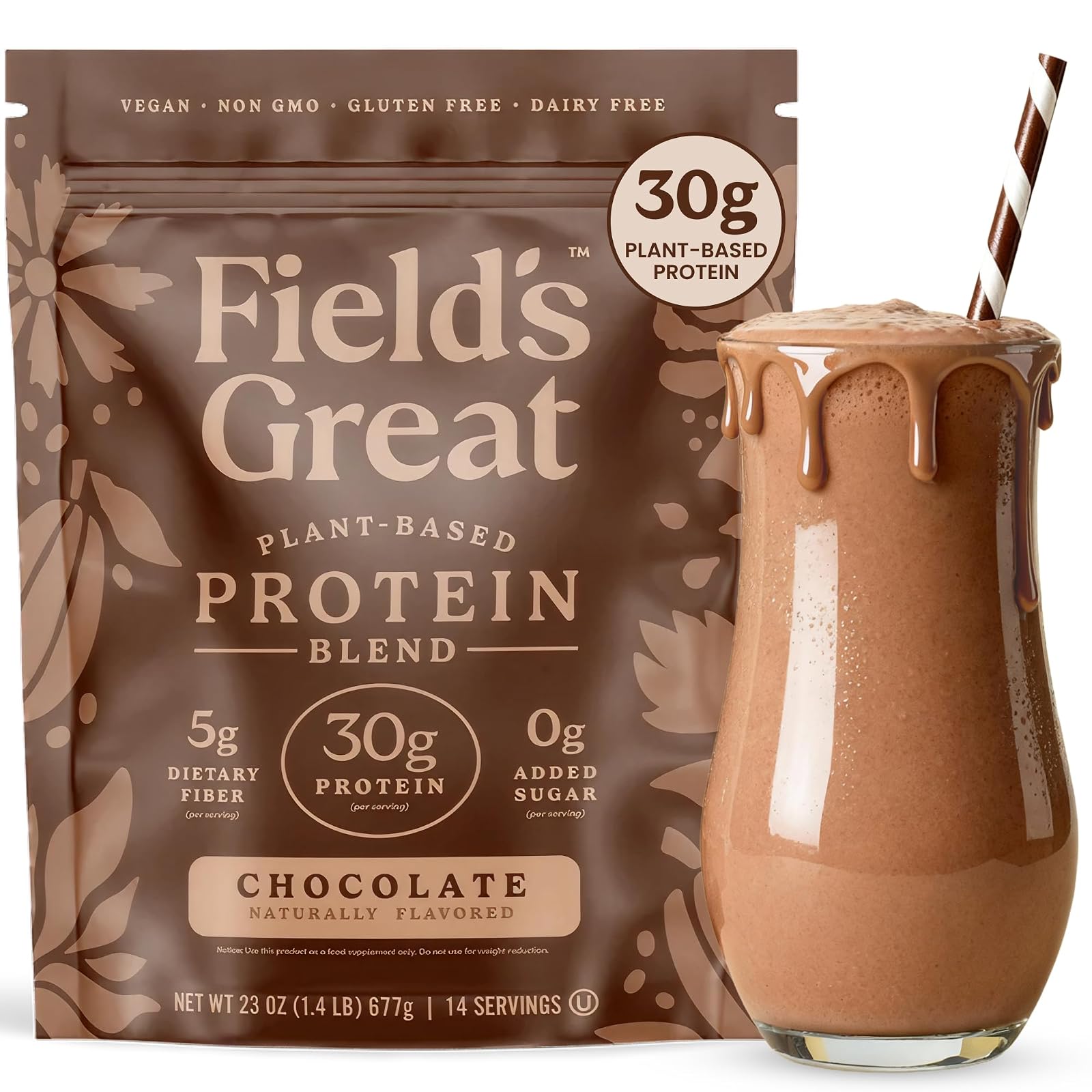 Field's plant-based protein shake