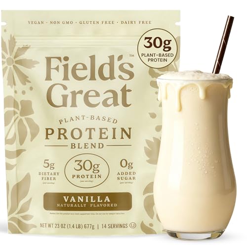 Field's plant-based vanilla protein shake