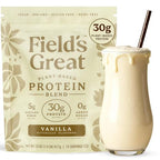 Field's plant-based vanilla protein shake