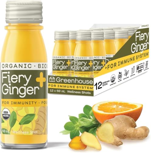 Fiery ginger turmeric wellness shot