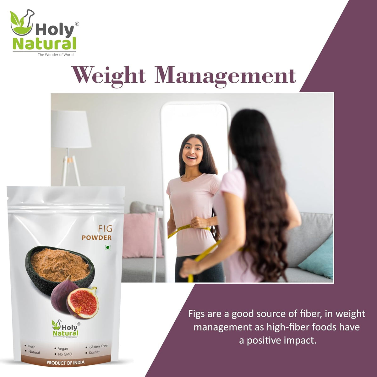 fig powder for natural energy boost