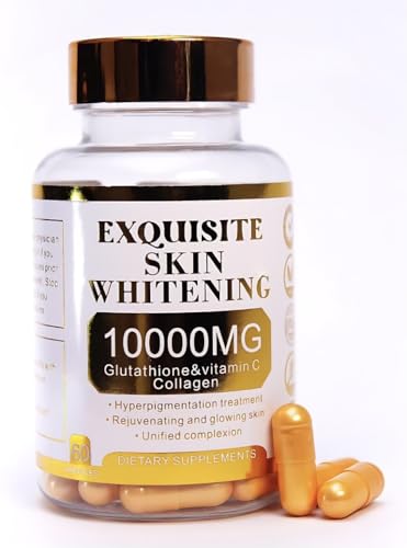 Fights dark spots with glutathione capsules