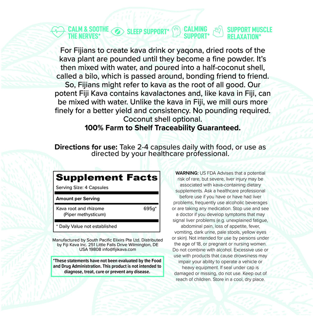FijiKava kava kava root powder