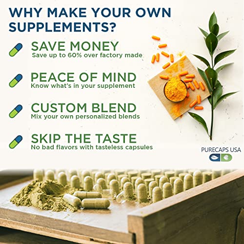 fillable capsules for DIY herbal blends