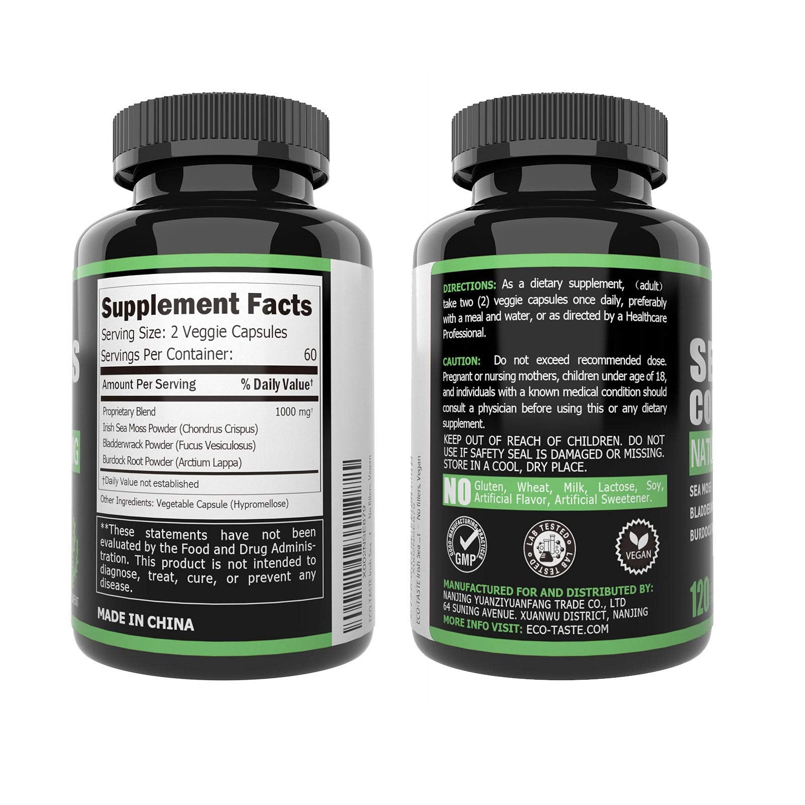 fillers-free blended vitamin capsules