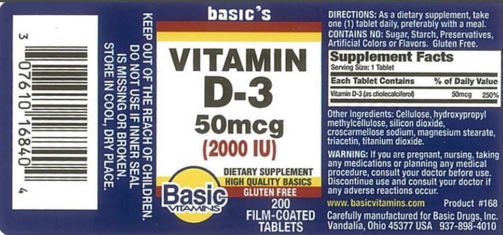 film-coated vitamin D for easy swallowing
