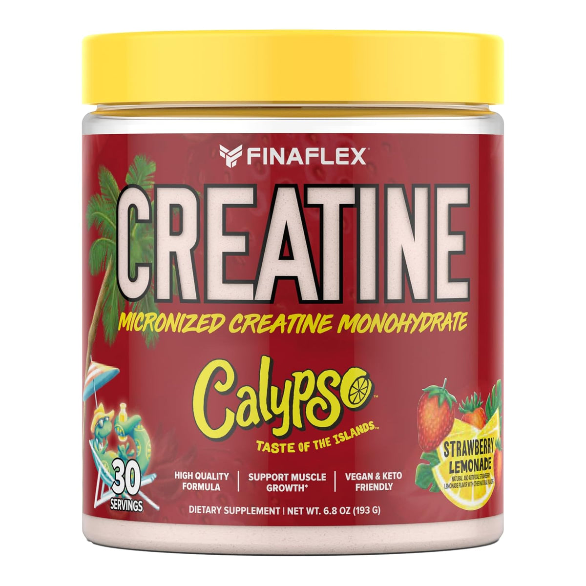 FINAFLEX creatine strawberry lemonade flavour