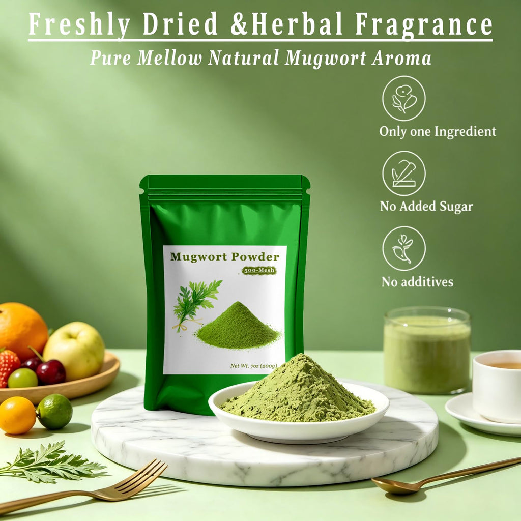 fine grain mugwort for soothing brews
