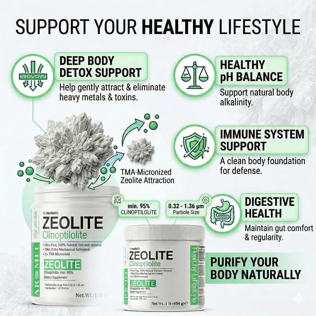 fine zeolite powder for daily detox