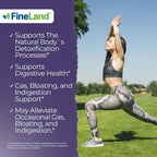 FineLand charcoal capsules for gut health